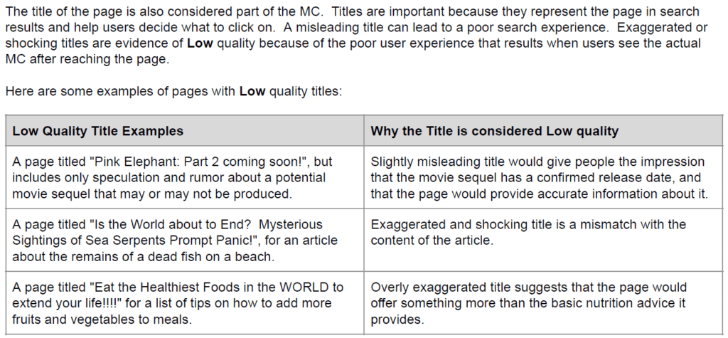 Google Quality Rater Guidelines: SEO From the Source